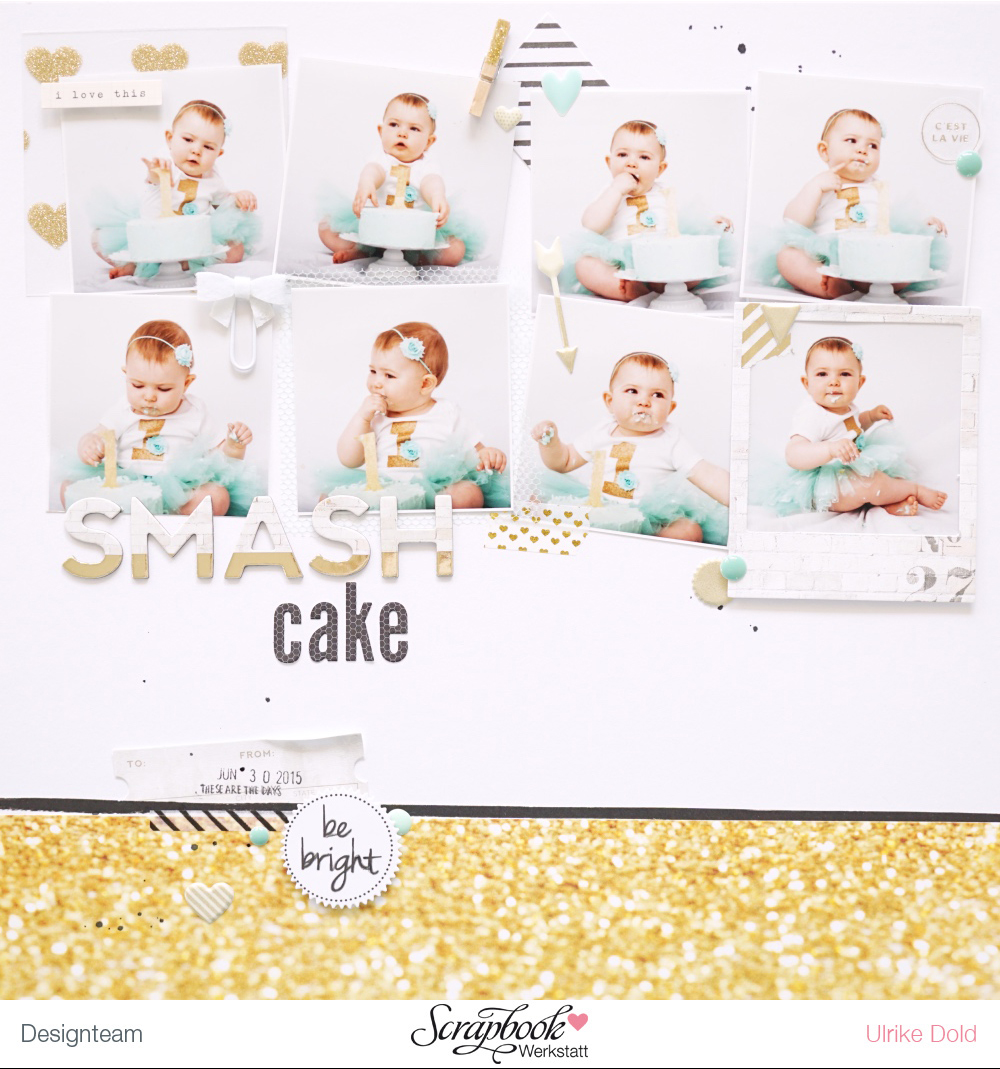 Smash Cake – think pink & mint
